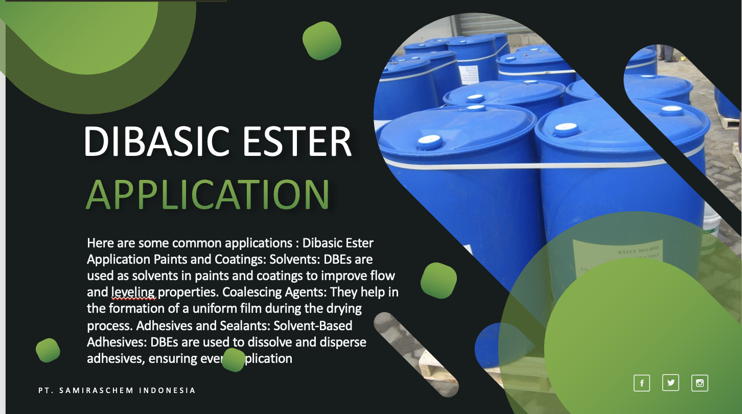 Dibasic Ester Application