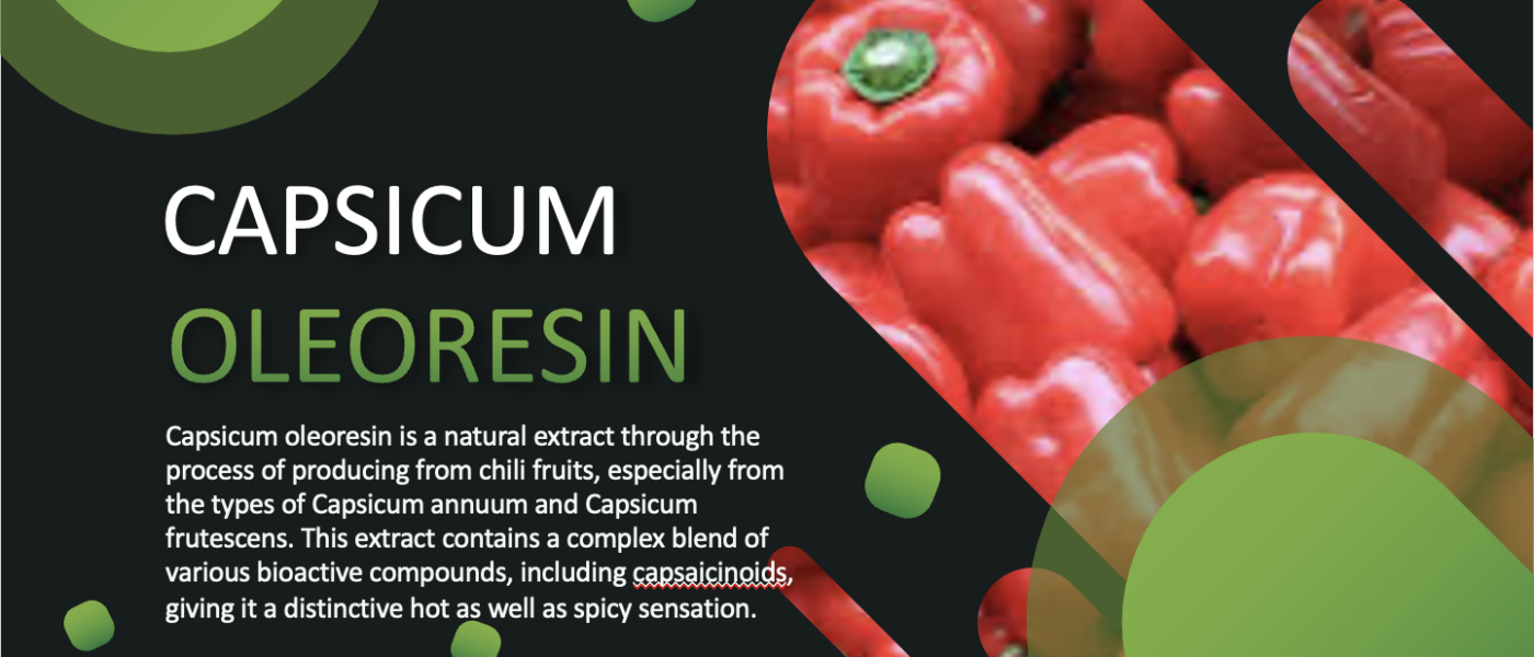 Jual Capsicum Oleoresin - Samiraschem
