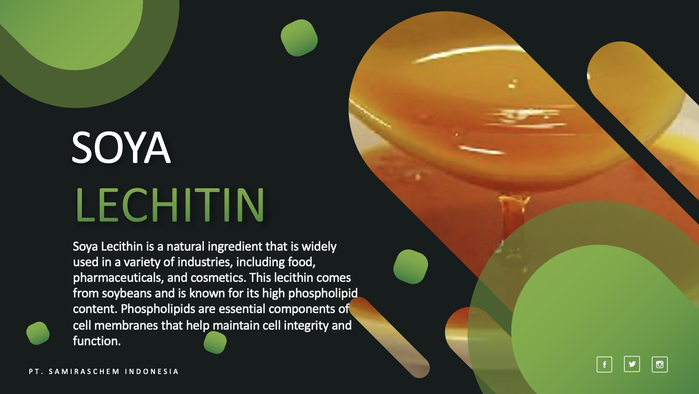 Jual Soya Lecithin - PT. Samiraschem Indonesia