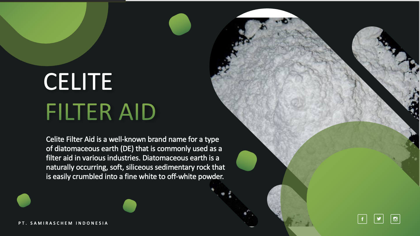 Celite Filter Aid - PT. Samiraschem Indonesia