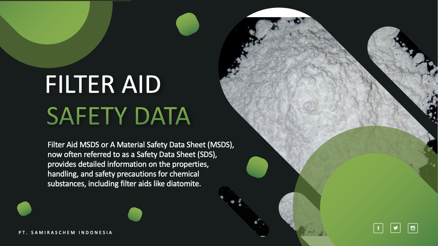 Filter Aid MSDS - PT. Samiraschem Indonesia