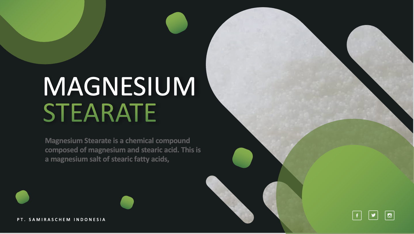 Jual Magnesium Stearate - PT. Samiraschem Indonesia