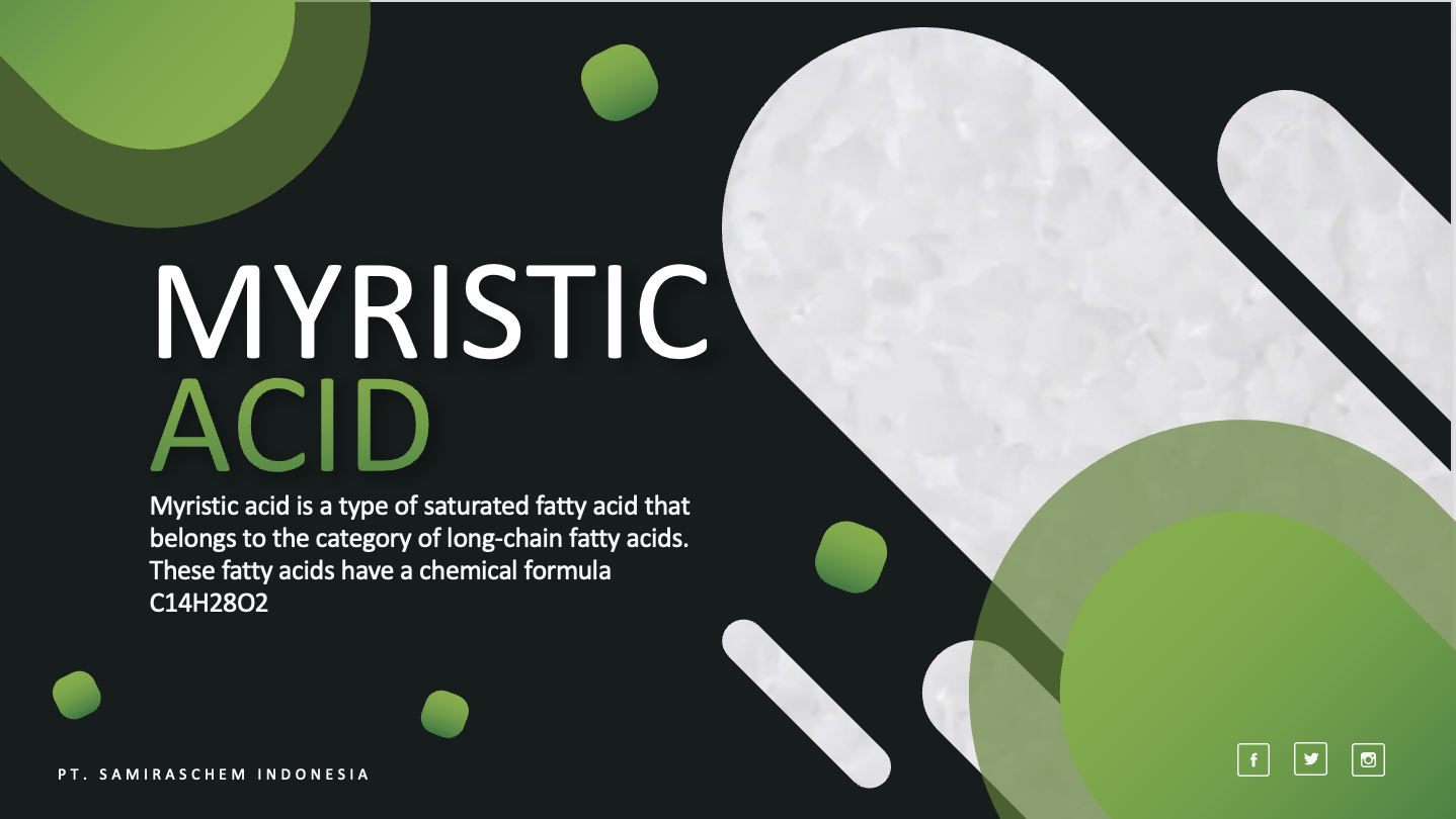 Jual Myristic Acid - PT. Samiraschem Indonesia