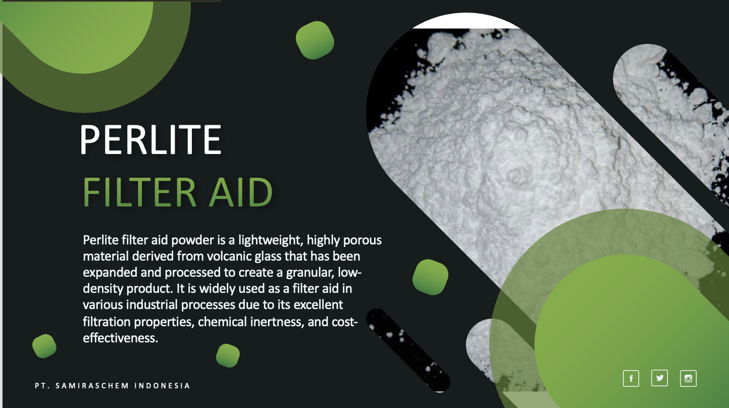 Perlite Filter Aid Powder - PT. Samiraschem Indonesia