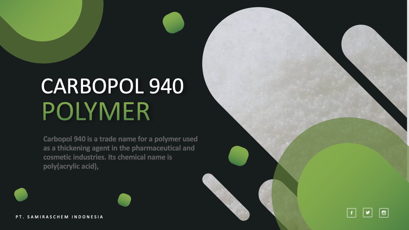 Jual Carbopol 940 - PT. Samiraschem Indonesia