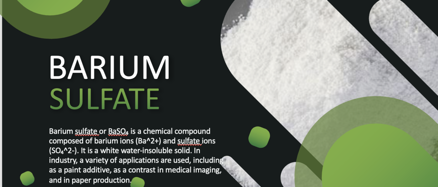 Jual Barium Sulfate (BaSO4) - PT. Samiraschem Indonesia