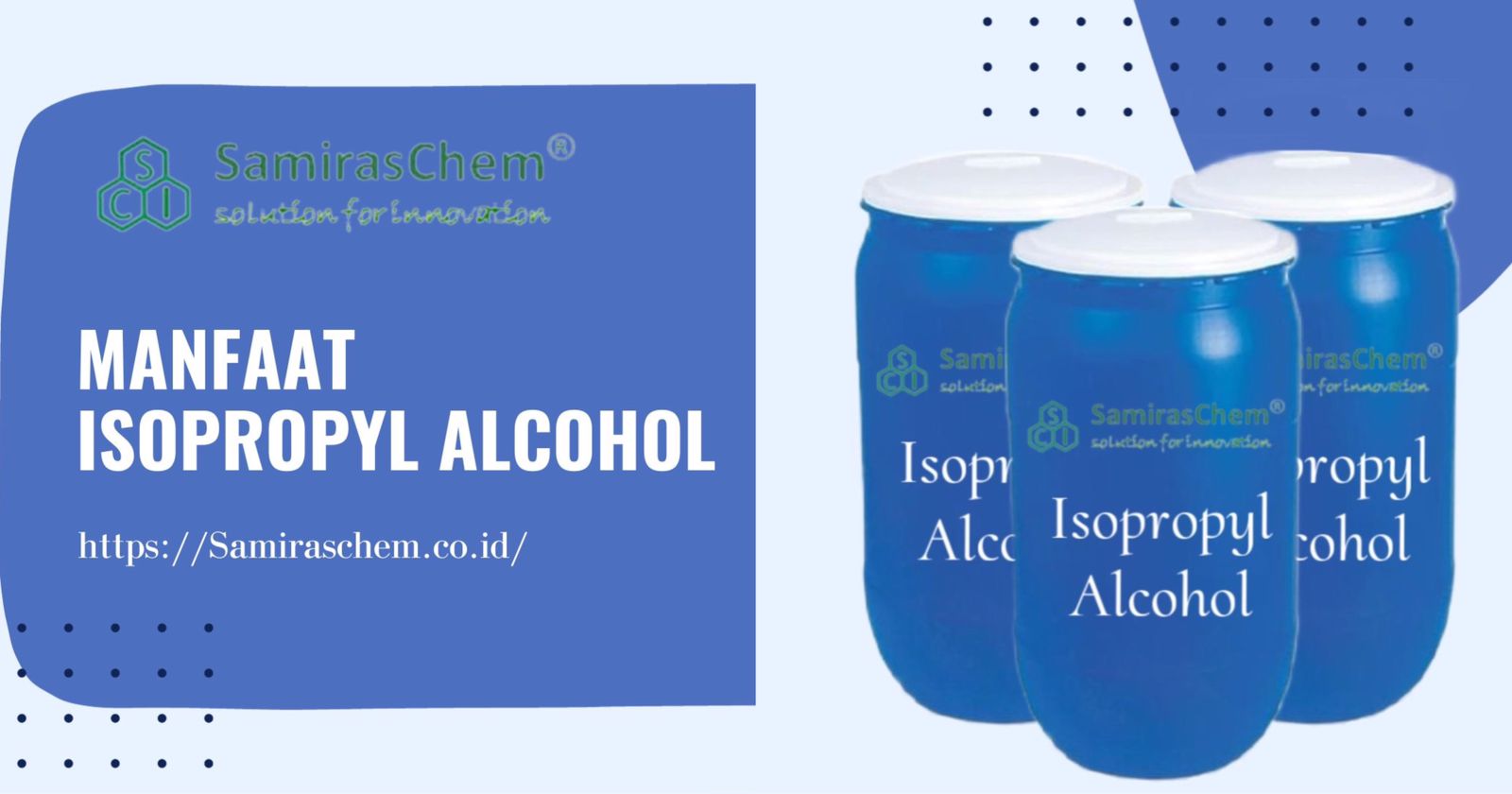Manfaat Isopropyl Alcohol senyawa kimia bermanfaat pada industri.