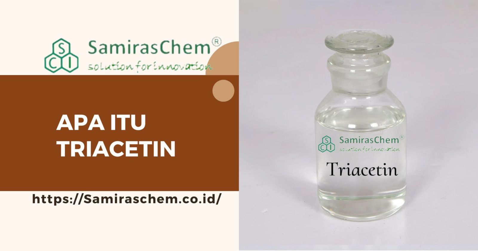 Apa Itu Triacetin adalah senyawa kimia melalui esterifikasi