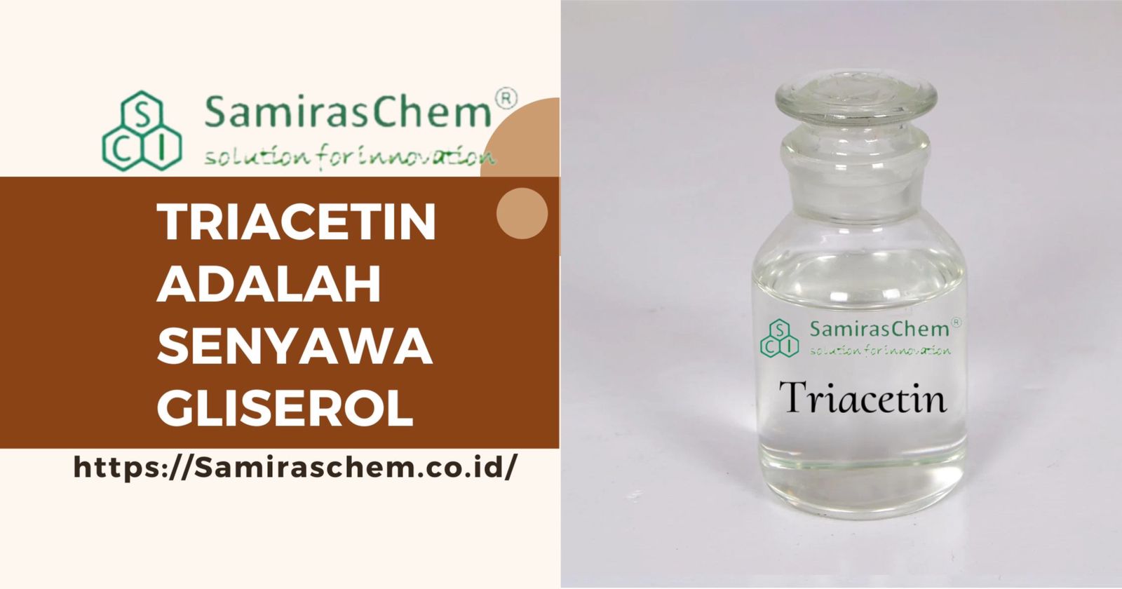 Triacetin adalah senyawa gliserol diberbagai industri.