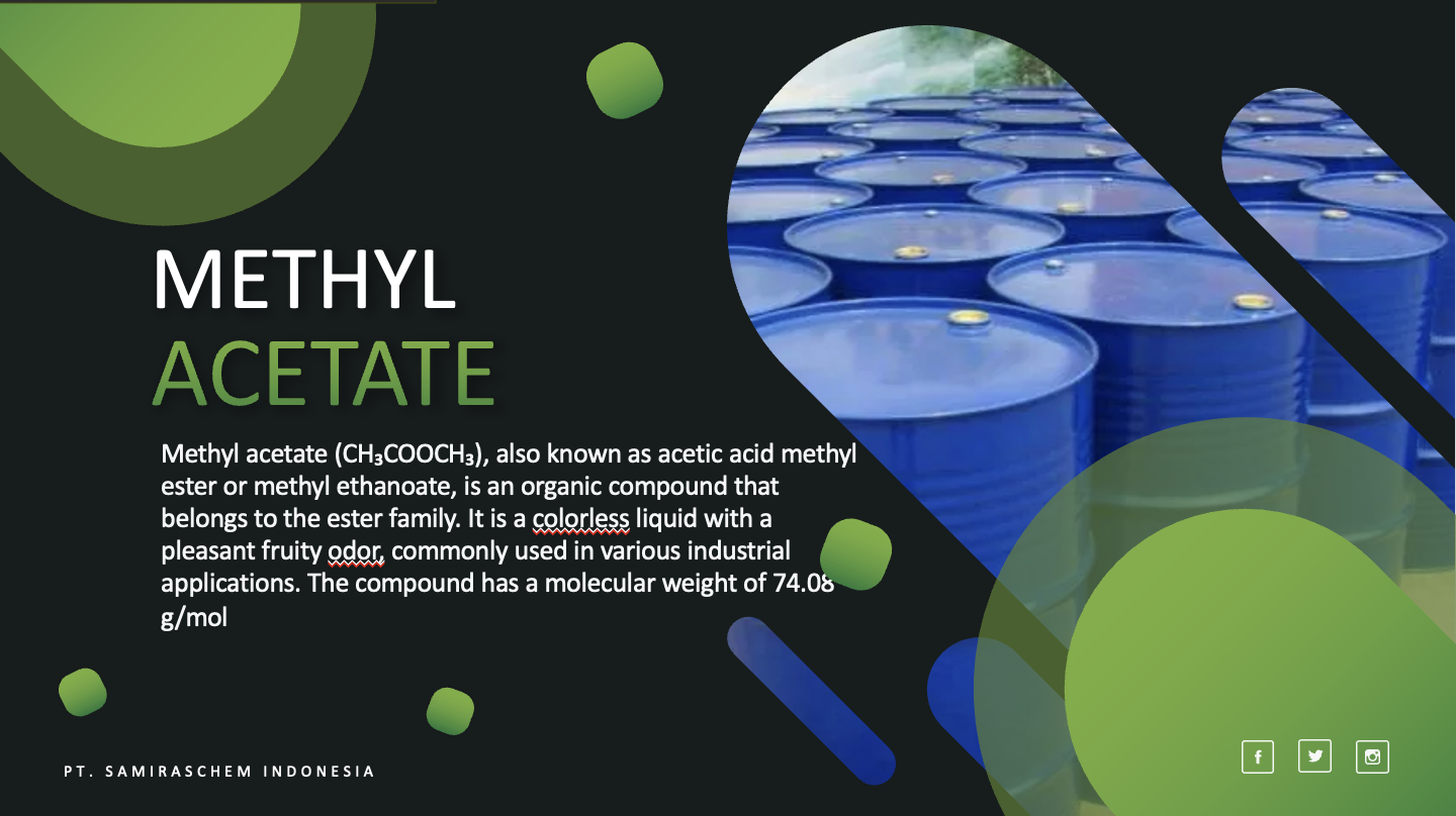 Jual Methyl Acetate - PT. Samiraschem Indonesia