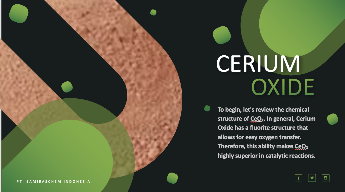 Jual Cerium Oxide - PT. Samiraschem Indonesia