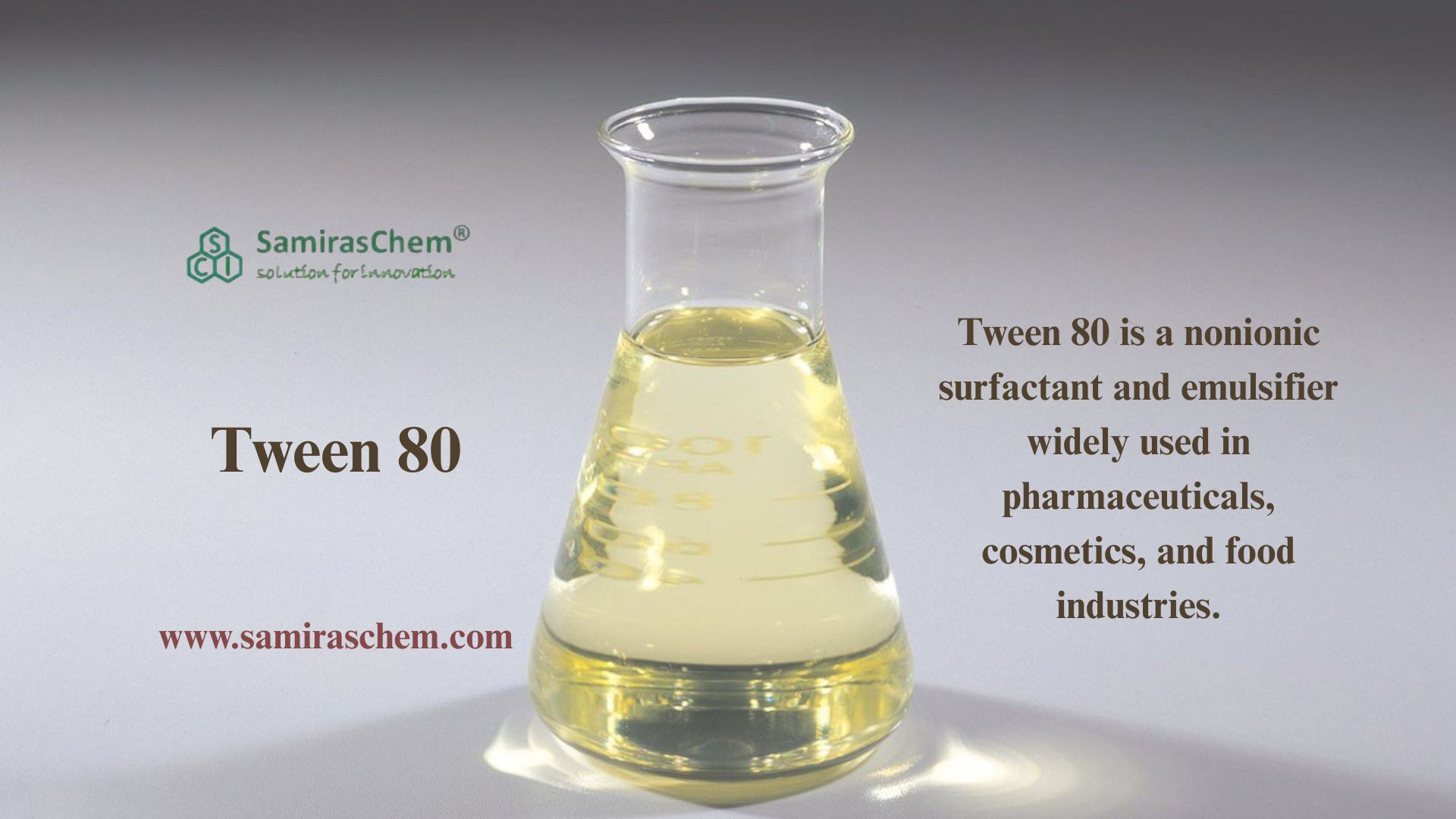Fungsi Tween 80 - PT. Samiraschem Indonesia